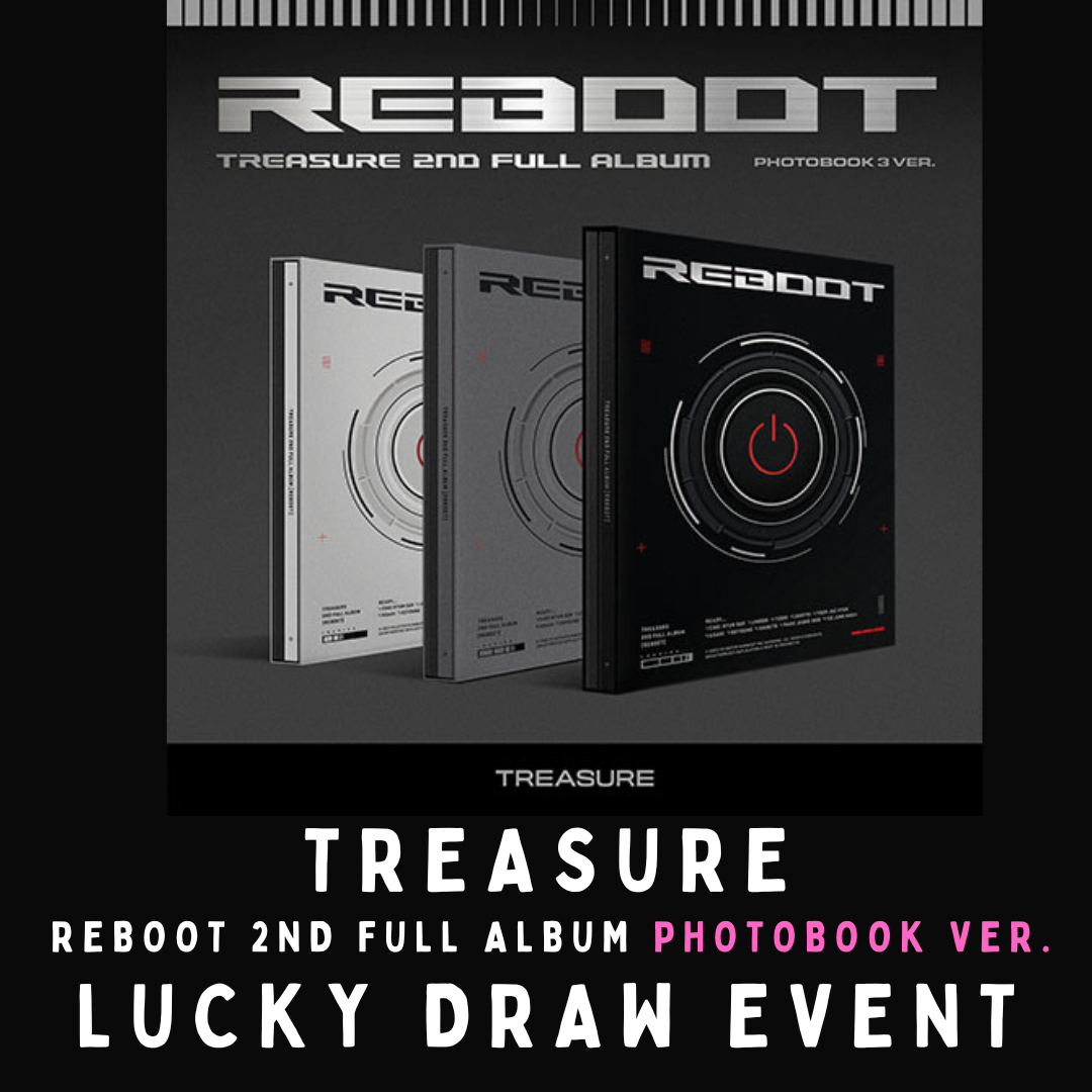 TREASURE - REBOOT 2ND FULL ALBUM PHOTOBOOK VER. LUCKY DRAW EVENT | COKODIVE