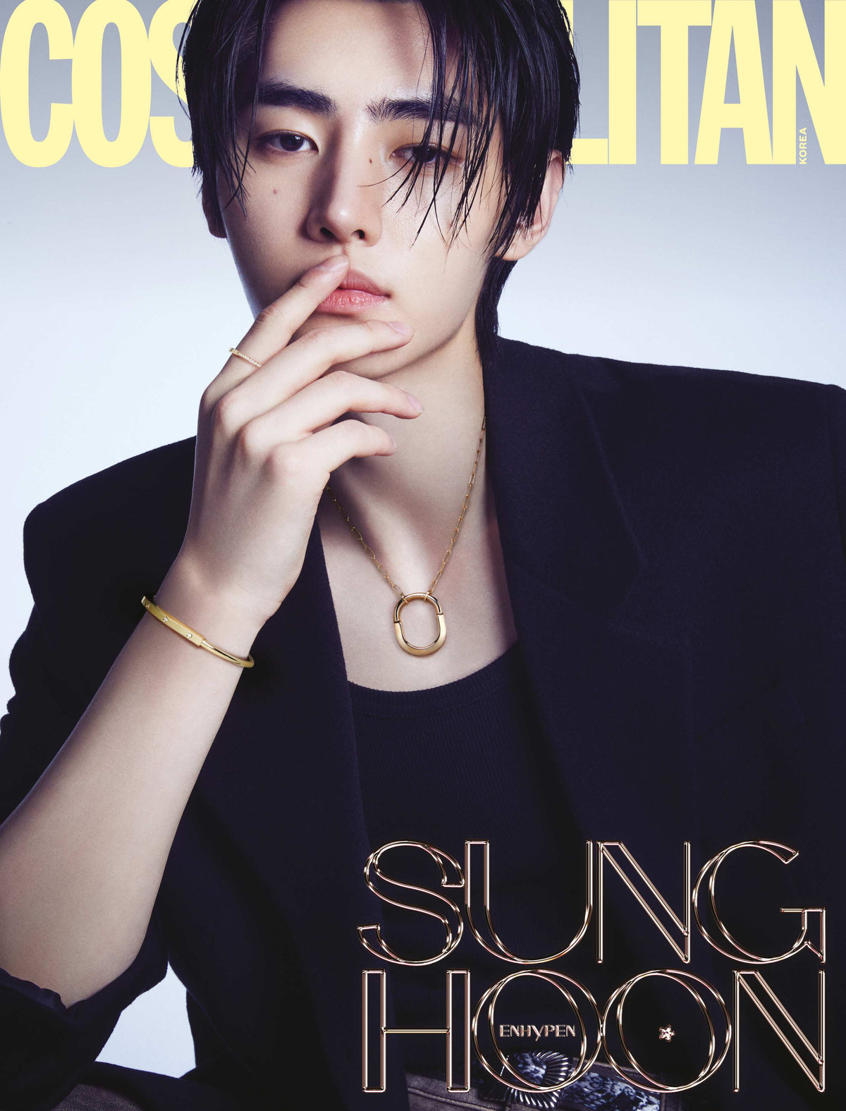 ENHYPEN JAKE SUNGHOON COVER COSMOPOLITAN MAGAZINE 2023 SEPTEMBER ISSUE ...